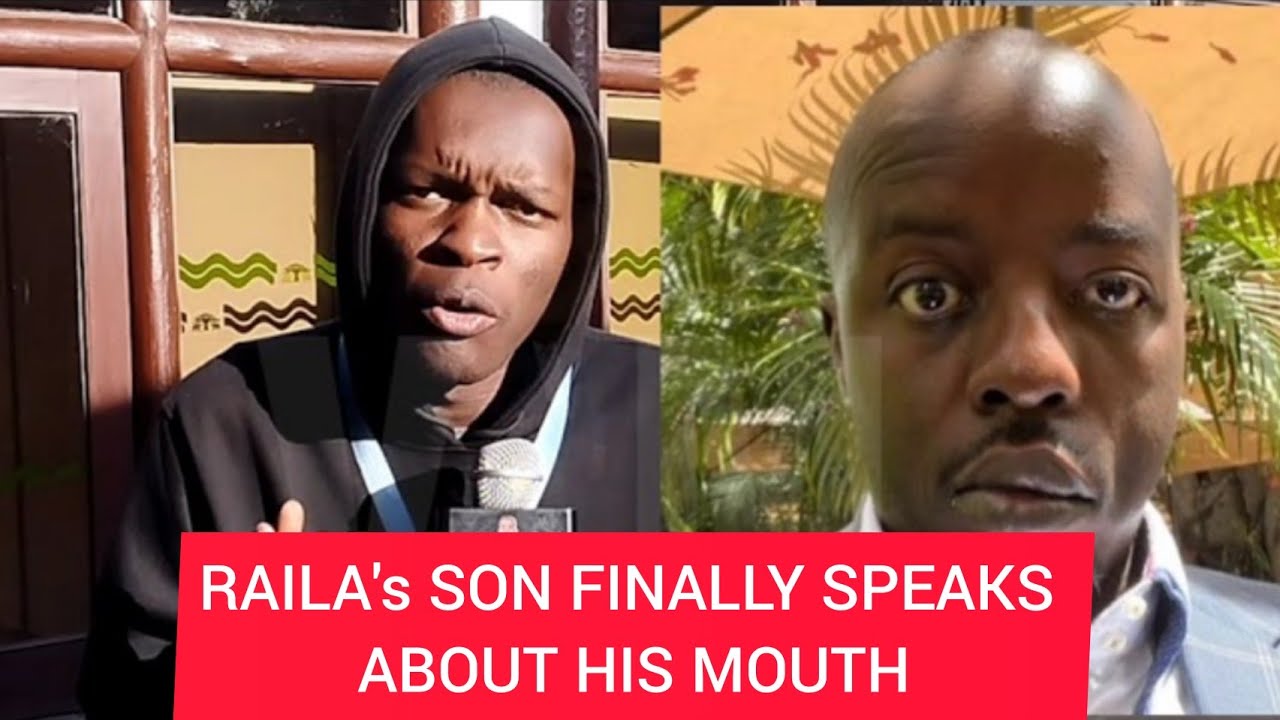 RAILA JUNIOR FINALLY REVEALS WHY HIS MOUTH LOOKS DIFFERENT - YouTube