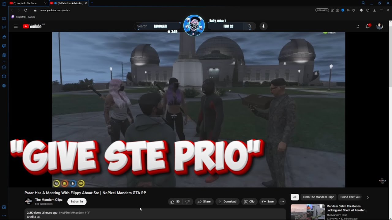 MIGUEL Had This To Say About STE Joining THE MANDEM | NoPixel Mandem ...