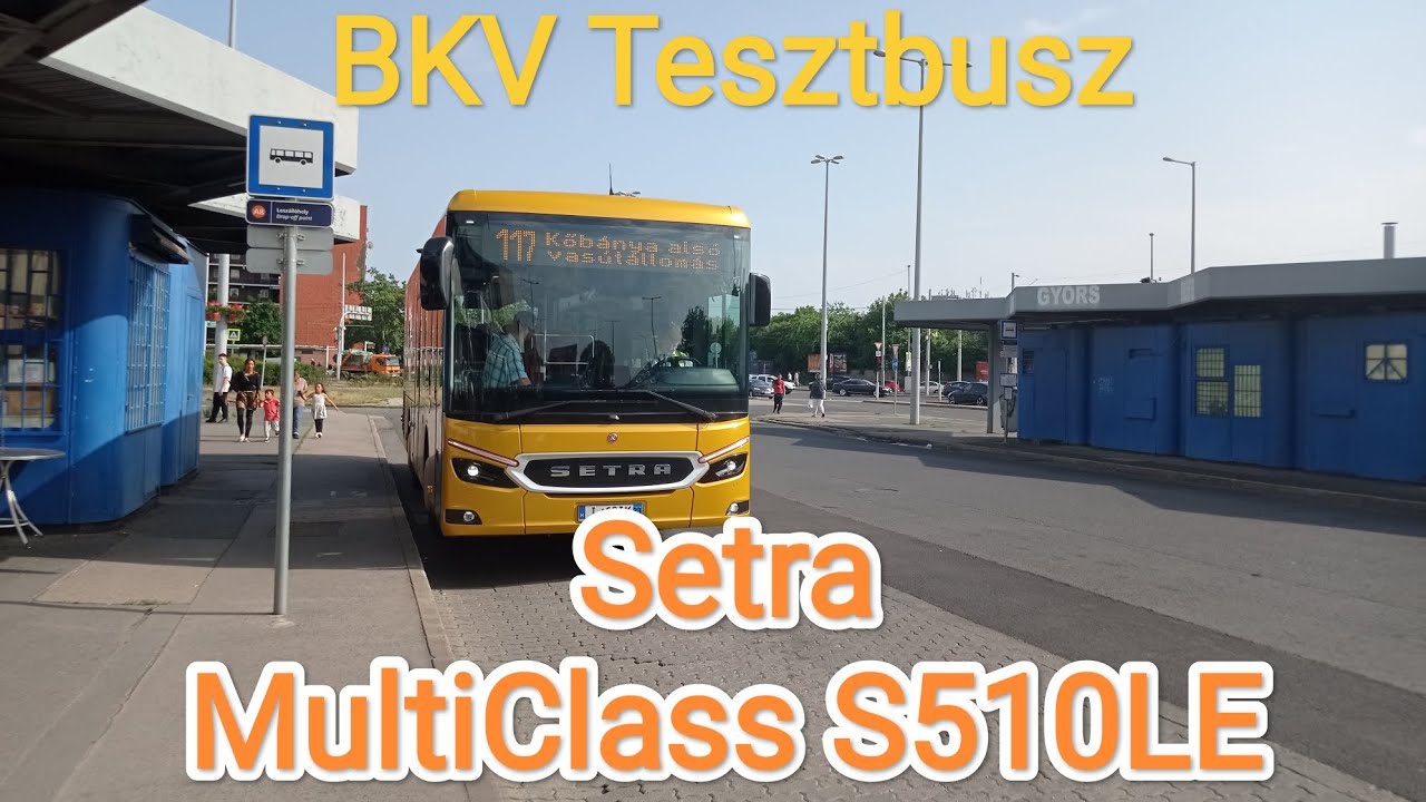BKV | Tesztbusz | Setra MultiClass S510LE - YouTube