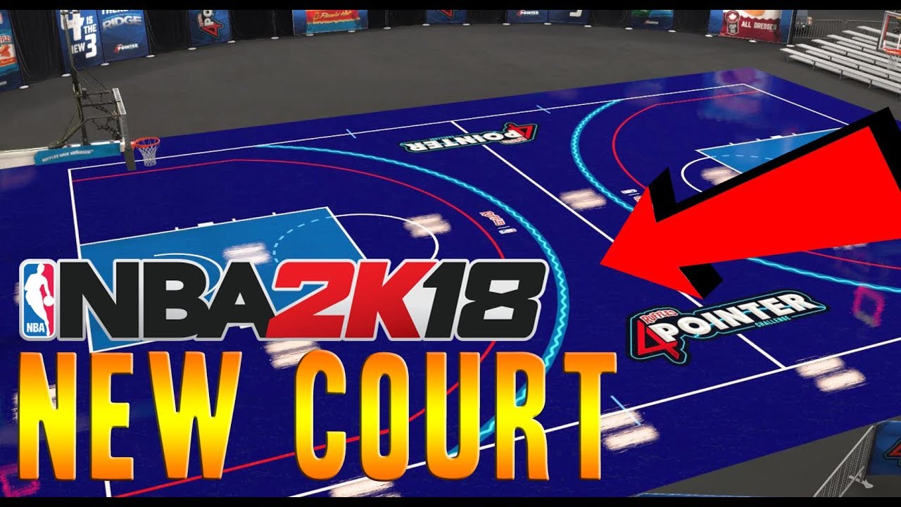NBA 2K18 *NEWS* New Court! 4pt Line Shot! - YouTube