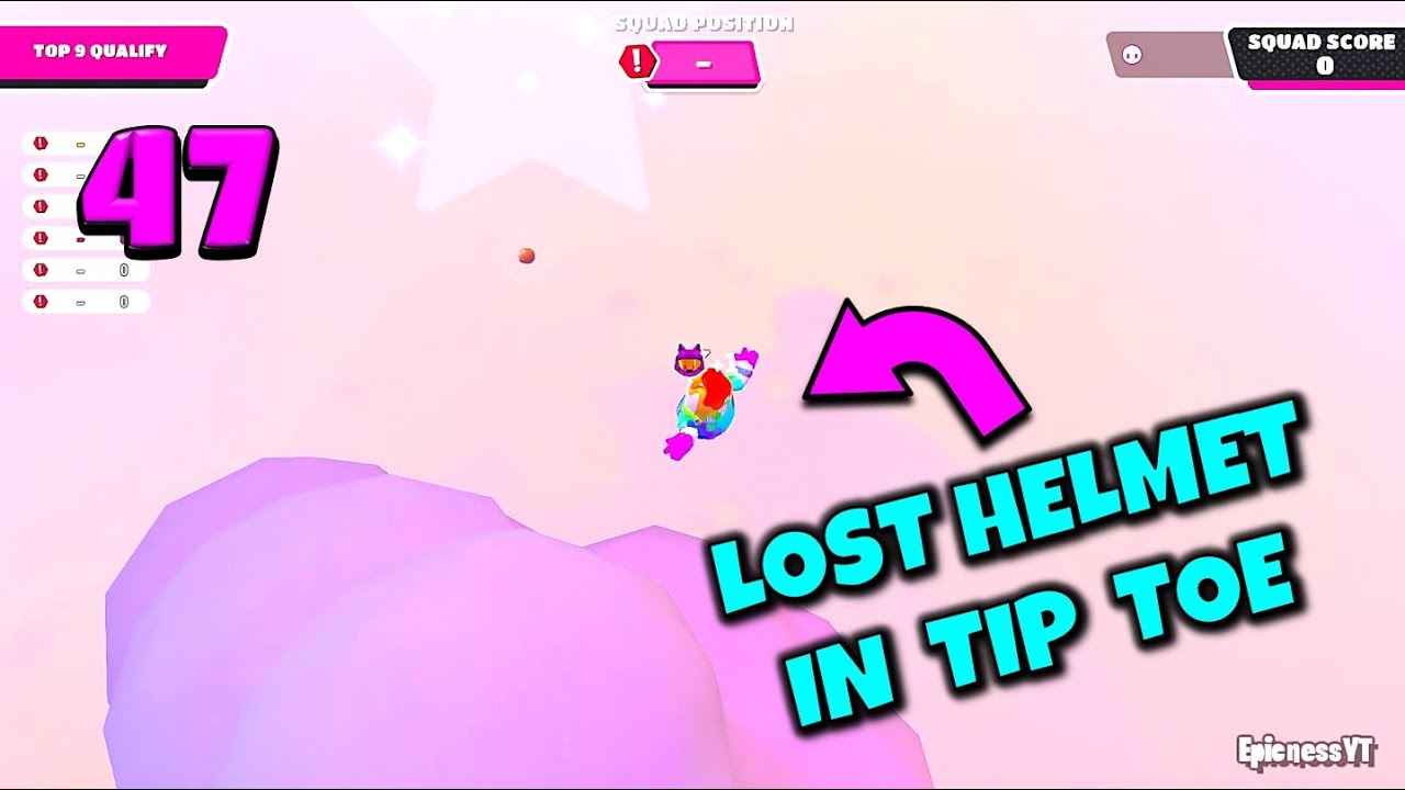 FALL GUYS - Collect the Lost Helmet in Tip Toe in Spartan Showdown ...