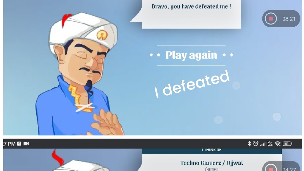 i defeated akinator 😅 - YouTube