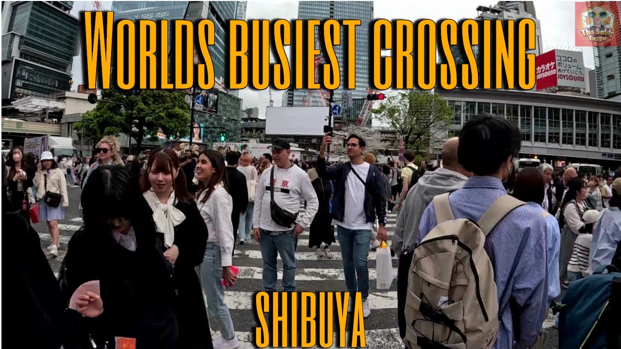 Shibuya Crossing: The World's Busiest Intersection in Tokyo! - YouTube