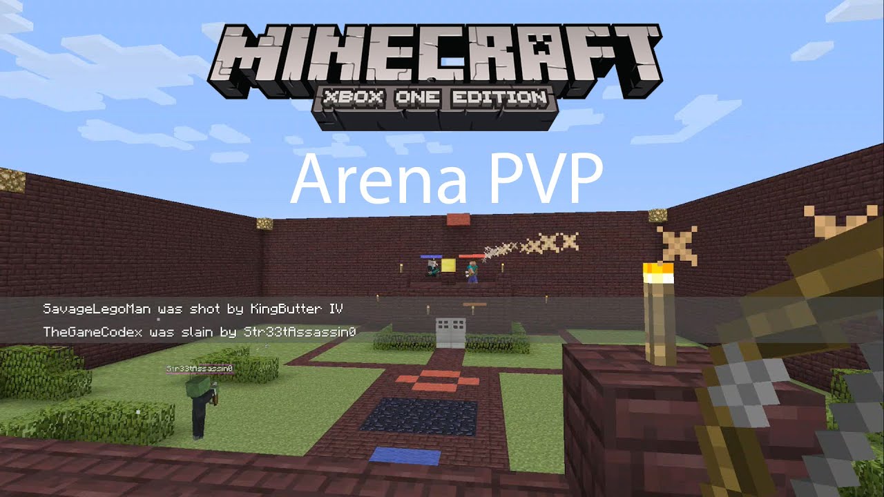 Minecraft Xbox PVP: Team Deathmatch Netherrack Arena - YouTube