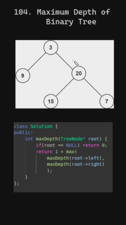 Maximum Depth Of Binary Tree Leetcode 104 Tamil Leetcodetamil Linkedlist Leetcode 