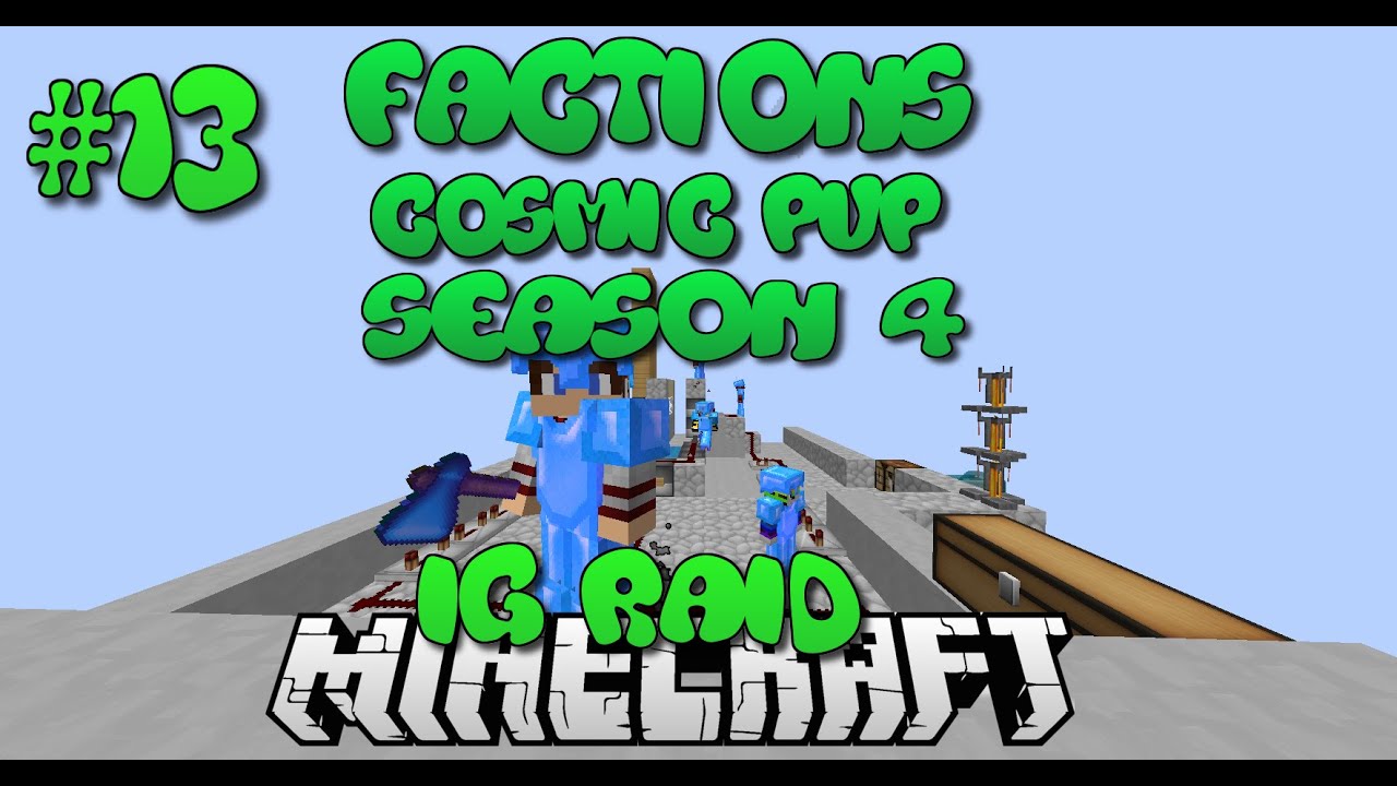 "OP IG RAID?!?" Minecraft Factions Cosmic Pvp Jungle Planet #13 - YouTube
