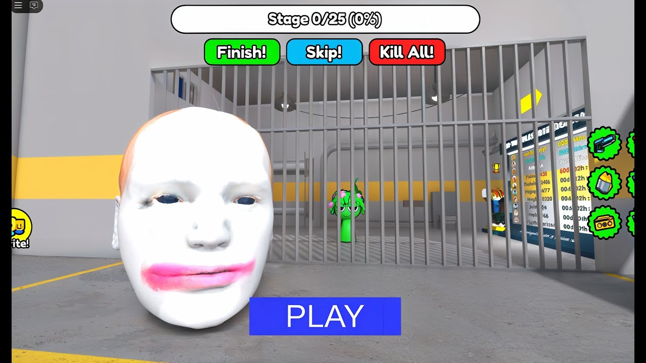 Escape Running Head's Prison #roblox #scarryobby - YouTube