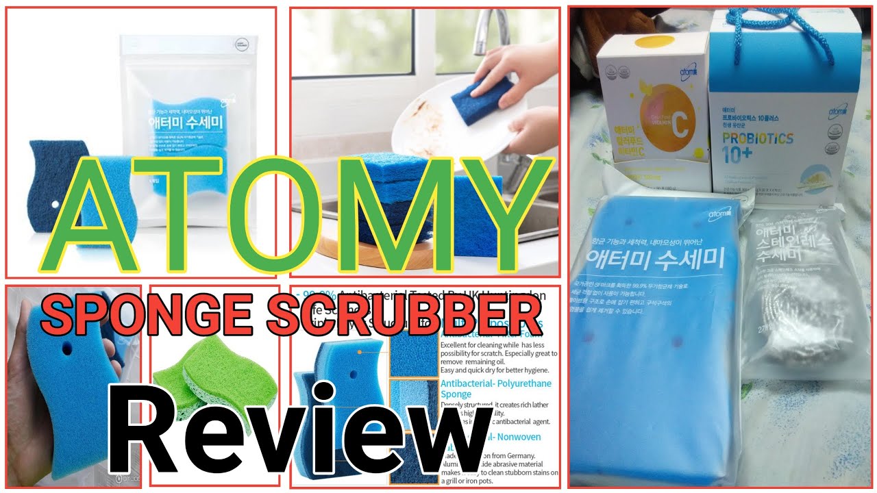 Atomy Sponge Scrubber Realty and Review | ATOMY SPONGE SCRUBBER | iMran ...