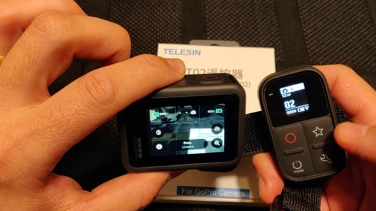 GOPRO 8 Telesin T02 REMOTE CONTRO TEST - YouTube