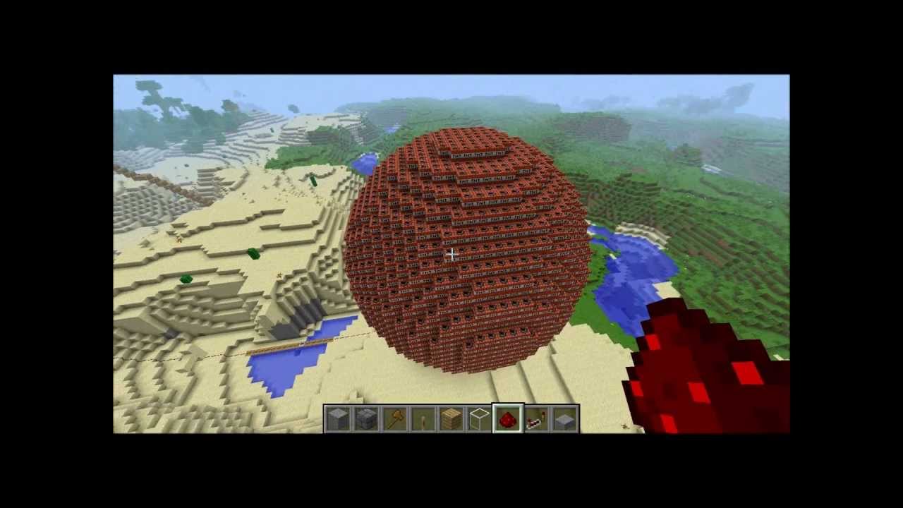 Big TNT Ball in minecraft - YouTube