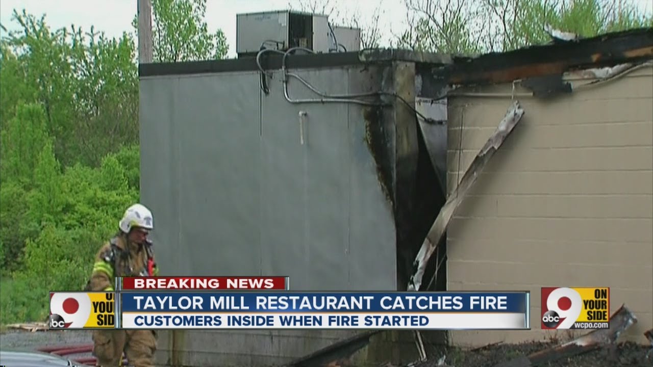 Taylor Mill restaurant catches fire for second time in two years - YouTube