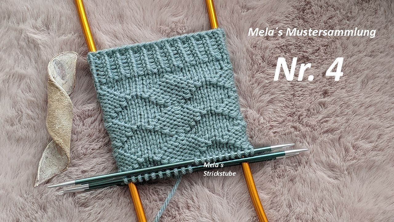 Sockenmuster Nr. 4 - Strickmuster in Runden stricken / rechts/links ...