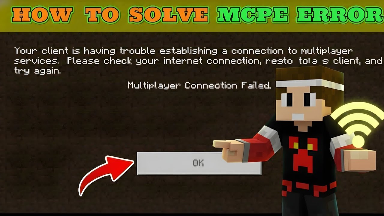 🥲 MCPE Multiplayer Connection Failed FIX 🤔 | How To Fix MCPE Join ...