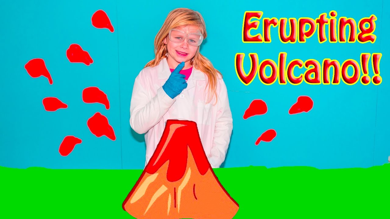 Assistant makes a Erupting Volcano in fun Science Experiment - YouTube