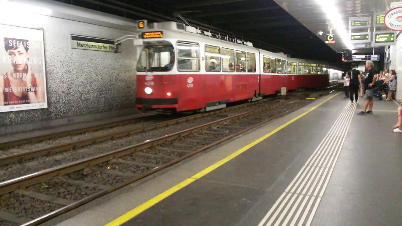 Straßenbahn Linie 6 Matzleindorfer Platz S in Wien(1) - YouTube