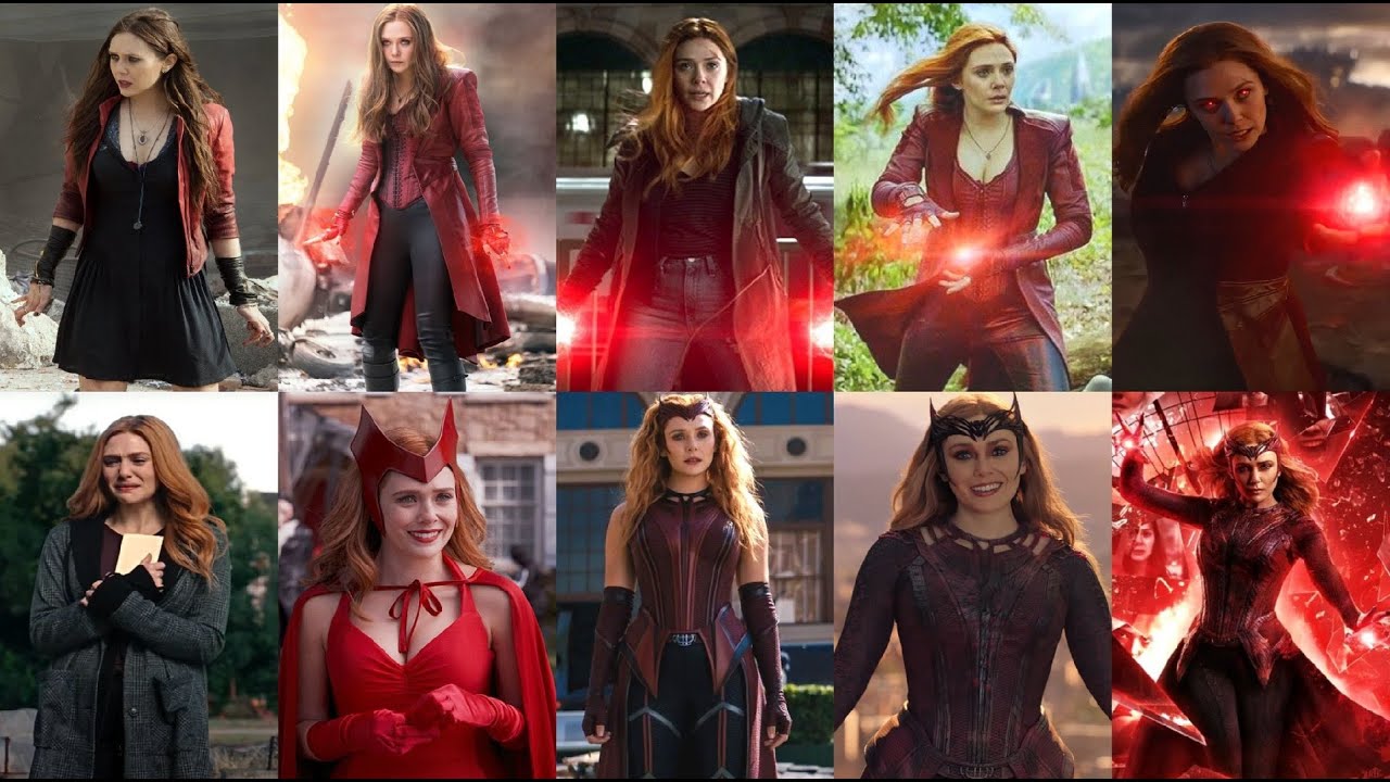 Live action evolution of Scarlet Witch - YouTube