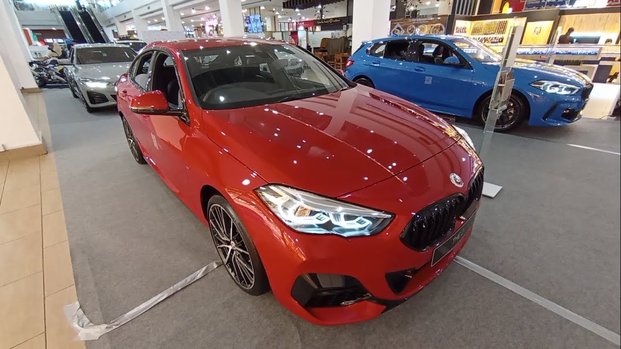 BMW 218i Gran Coupe M Sport red (F44) 1.5T 7AT walkaround exterior and ...
