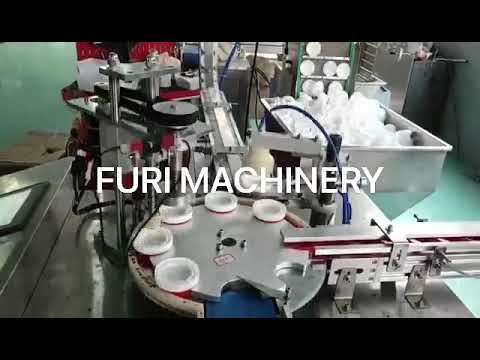 Edible oil cap capping assembly machine - YouTube