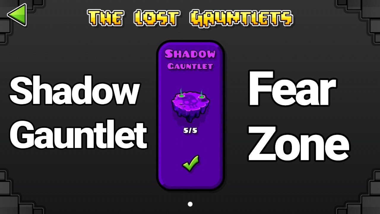 Geometry Dash - "The Lost Gauntlets" - Fear Zone By: GD Jose (All Coins ...