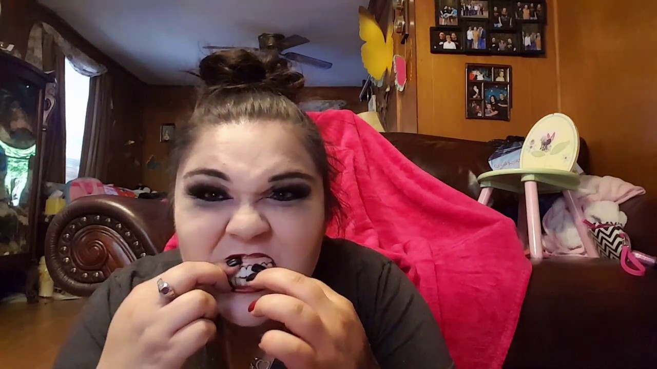 Vamp Glam Tutorial... Plus some gore - YouTube