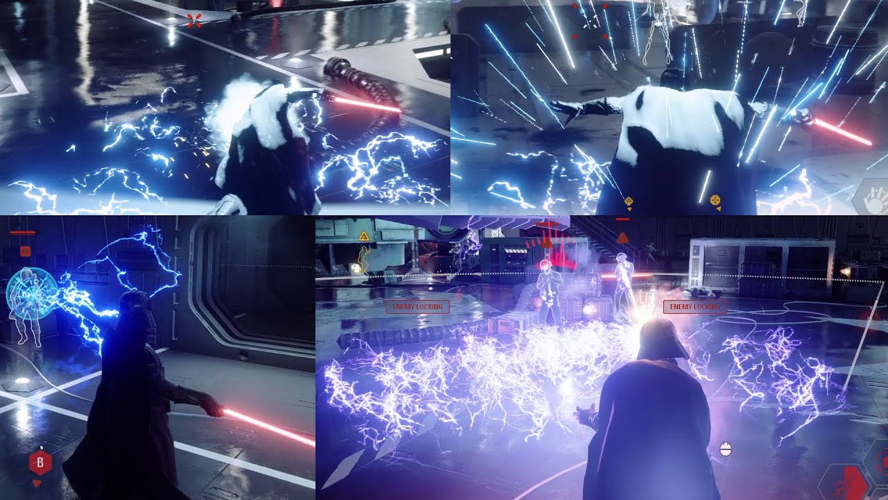Battlefront 2 - Darth Vader With Force Lightning Gameplay - YouTube