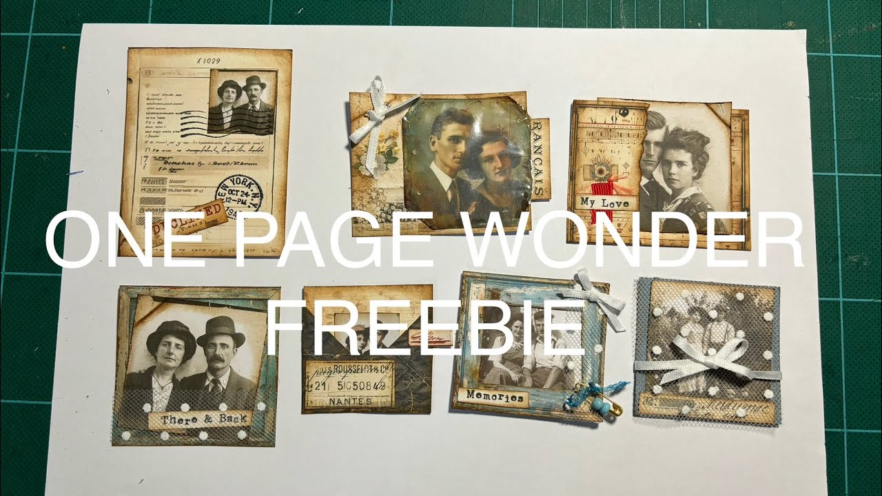 ONE PAGE WONDER from @TracieFoxCreative - YouTube