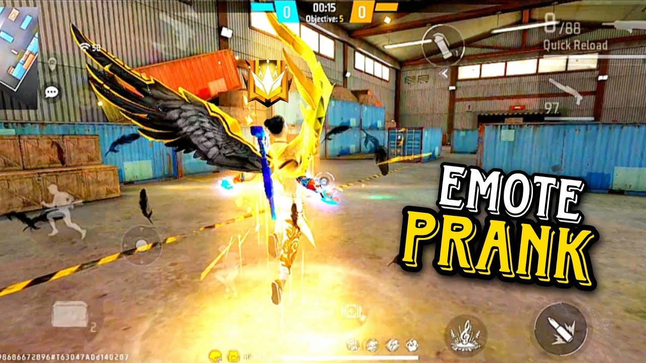 garena free fire, lone wolf mode, noob prank #video - YouTube