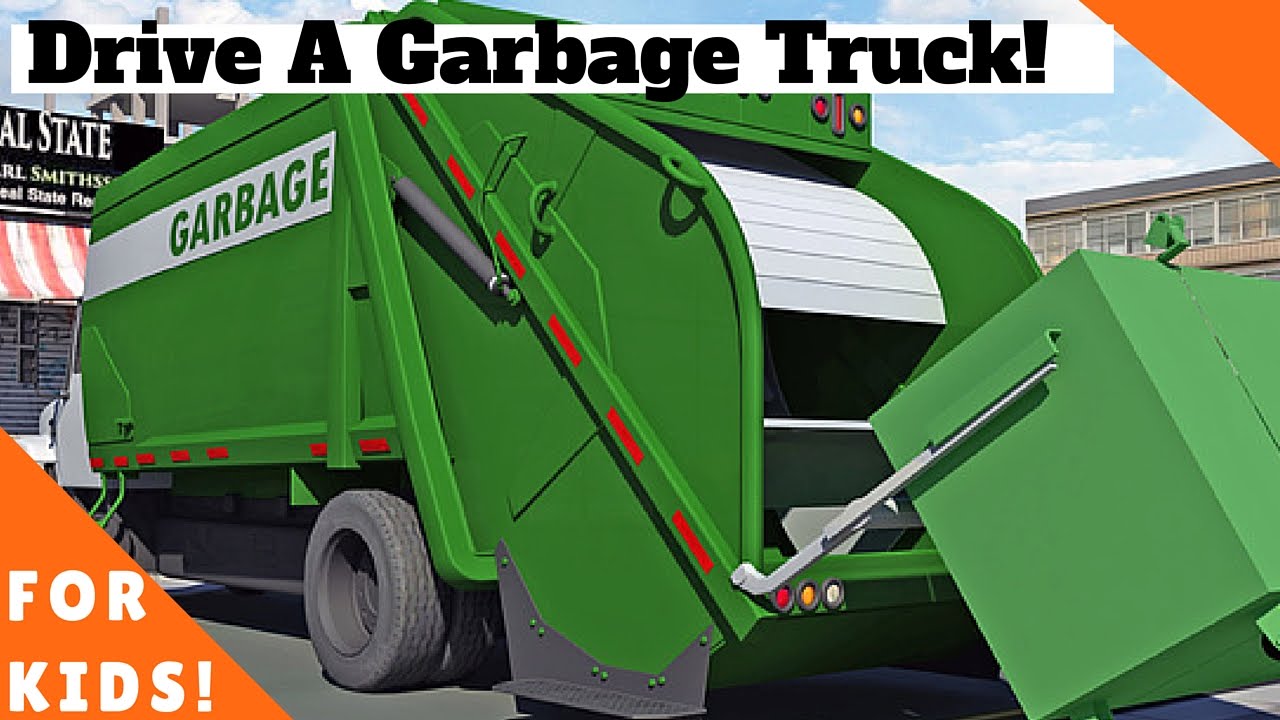 Garbage Collector - Drive A Garbage Truck! l For Kids! - YouTube