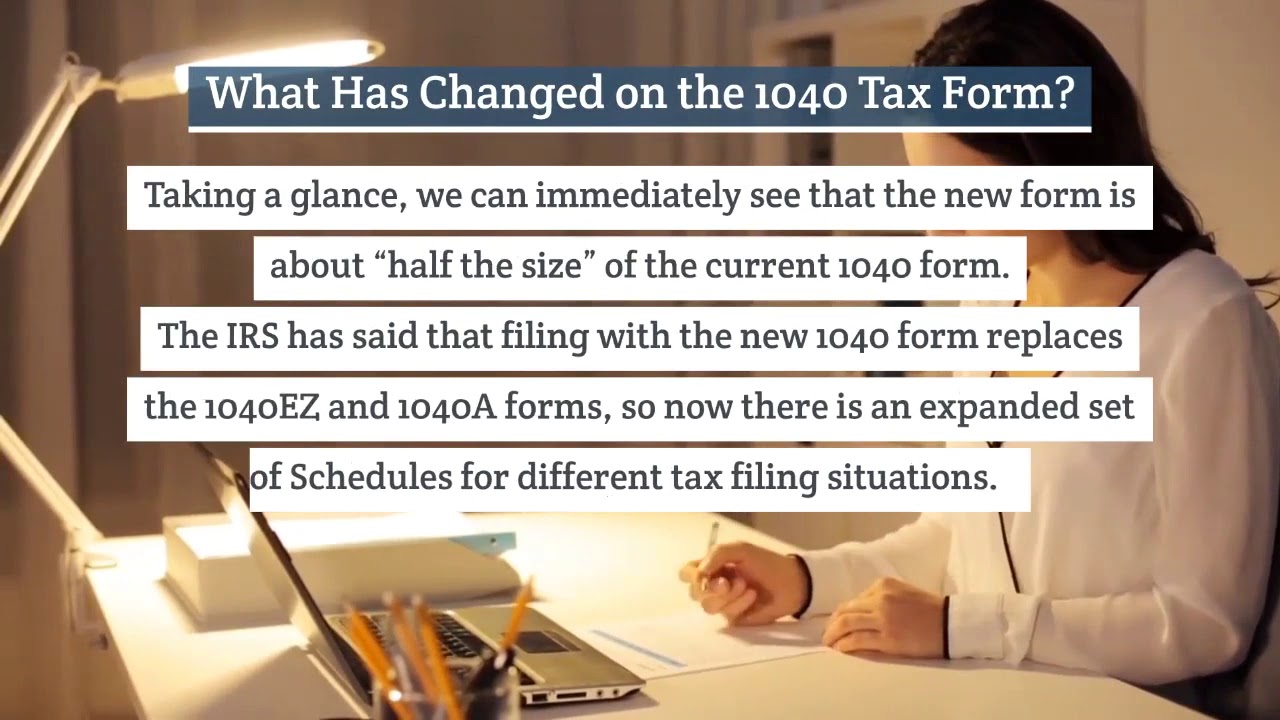 See the New IRS 1040 Tax Form for 2020, 2021 - YouTube