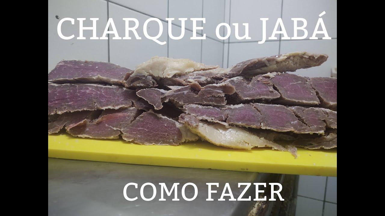 CHARQUE ou JABÁ, COMO FAZER - YouTube