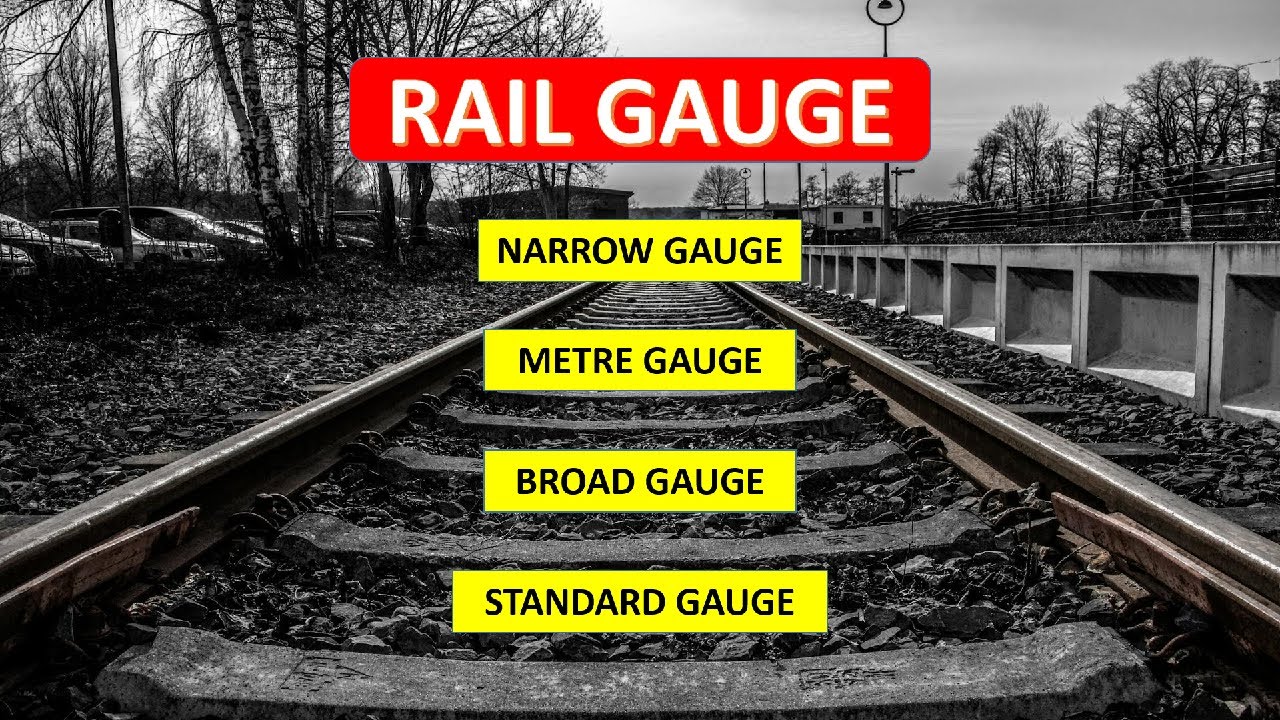 Difference Between Broad Gauge, Metre Gauge, Narrow Gauge and Standard ...