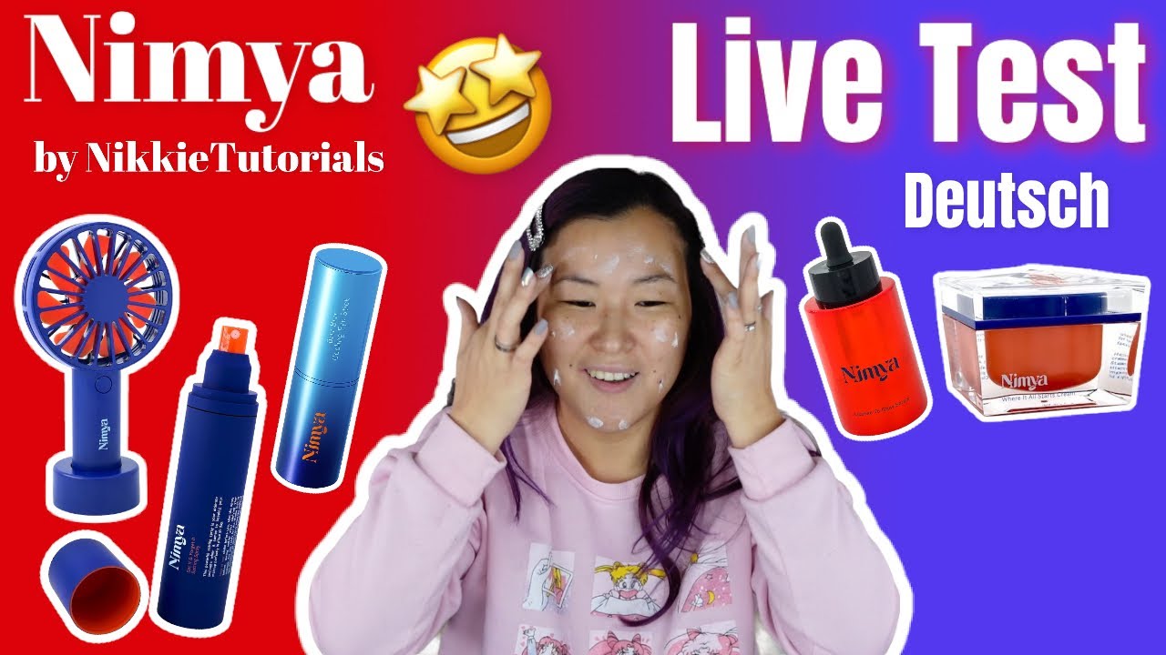 💙LIVE TEST 🇩🇪 ️ NIMYA by NikkieTutorials 😱 100€ Bundle SET⁉️ WIE GUT ...