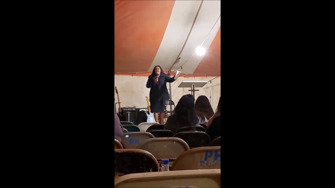 Evangelist Adrienne Rivera - Revival in South Tucson Pascua Yaqui ...