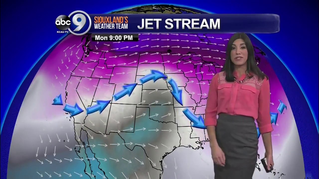 Elisa Raffa - KCAU-TV ABC9 Weather, Sunday 5PM 1/8/17 - YouTube