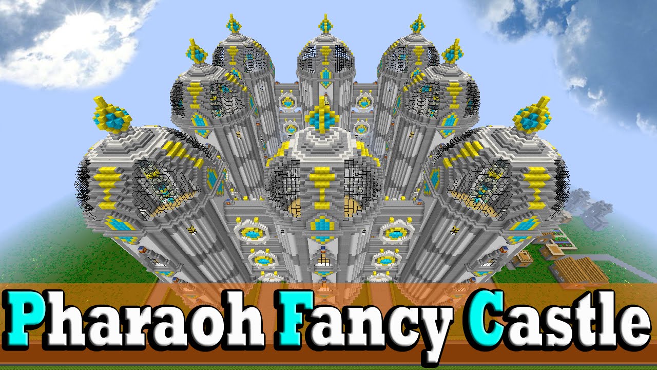 Minecraft Pharaoh Fancy Castle - YouTube
