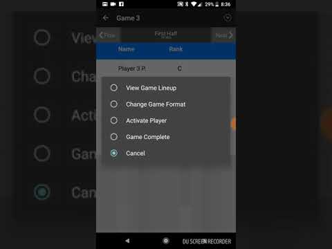 Scheduling Players with the Upward Bball App