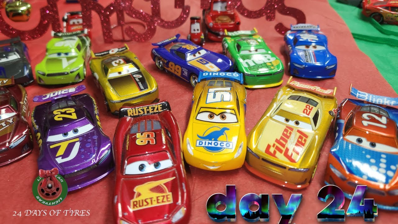 Disney cars: 24 days of tires 2024 day 24(finale): 2024 Nascar ...