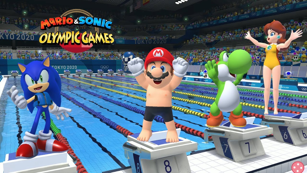 Mario & Sonic At The Olympic Games Tokyo 2020 ( Swimming 1000M ...