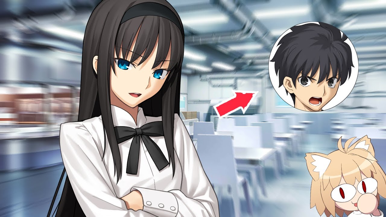 Shiki Tohno doesn't get it🤣 - YouTube