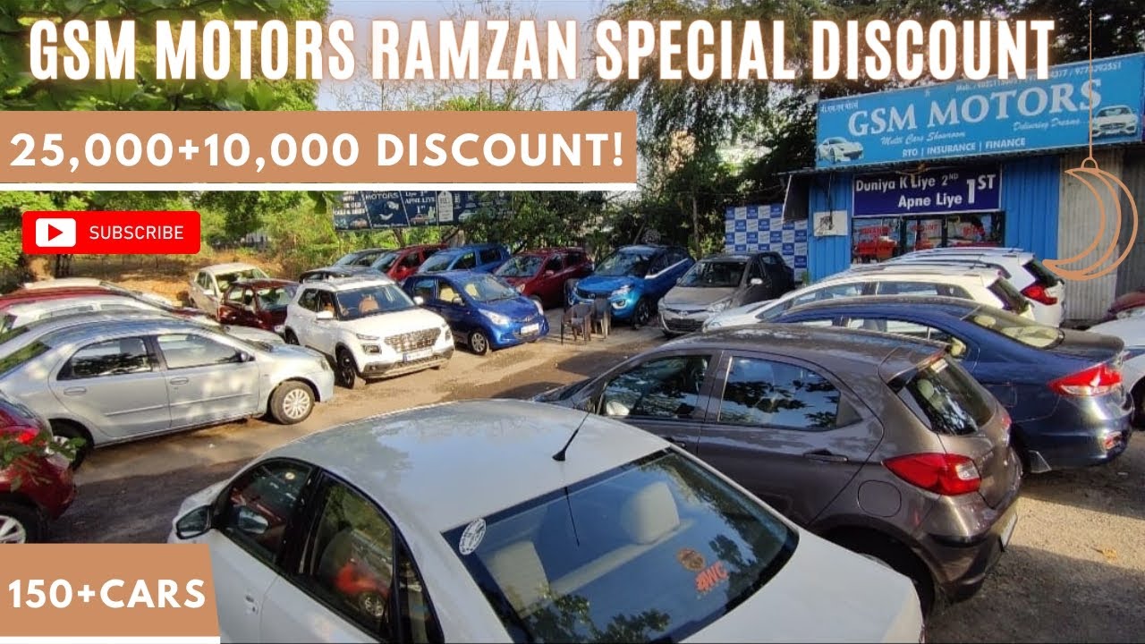 GSM Motors Ramzan Special Discount | 150 + Certified Cars | Second Hand ...