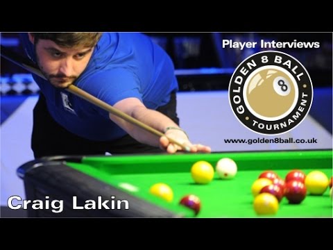 Craig Lakin - Pool Player Interview from Golden 8 Ball Pool Tournament ...
