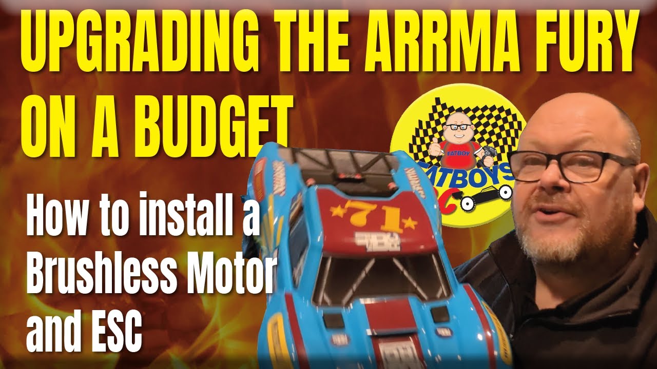 Upgrading the ARRMA FURY Mega to a 2700kv motor and brushless ESC on a ...