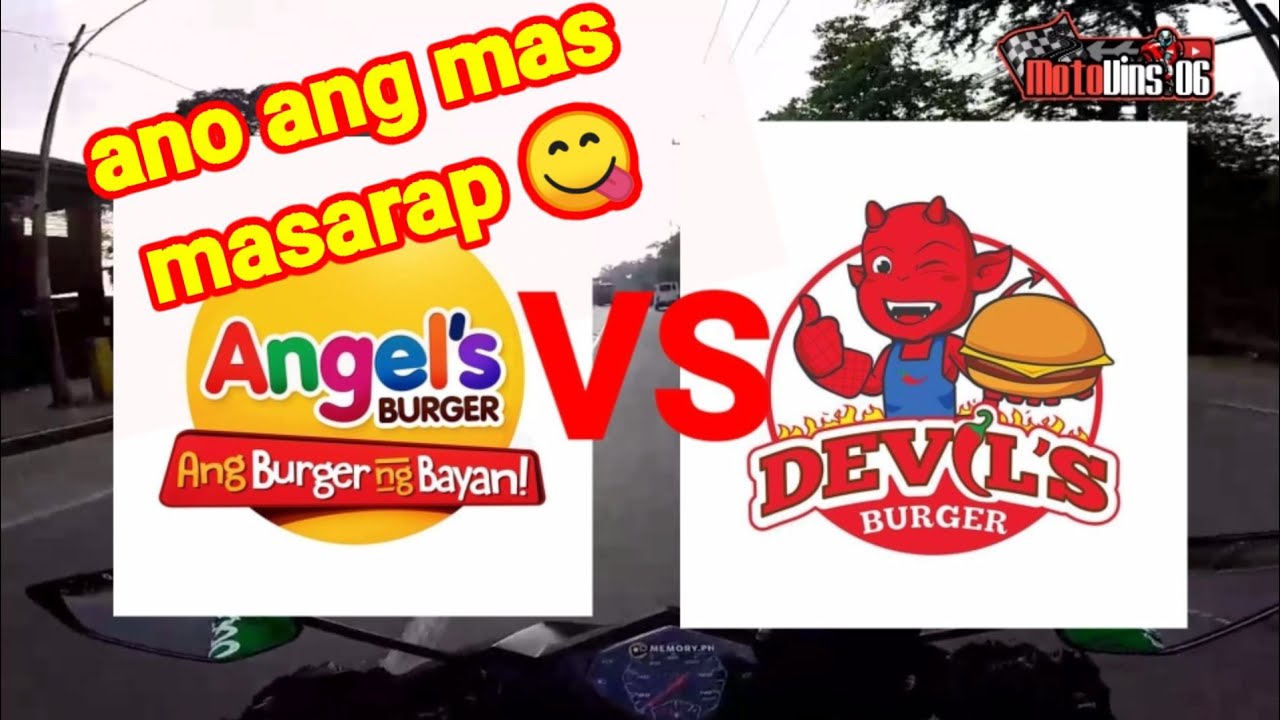 Buhay Grab express ... angels burger Vs. Devils burger - YouTube