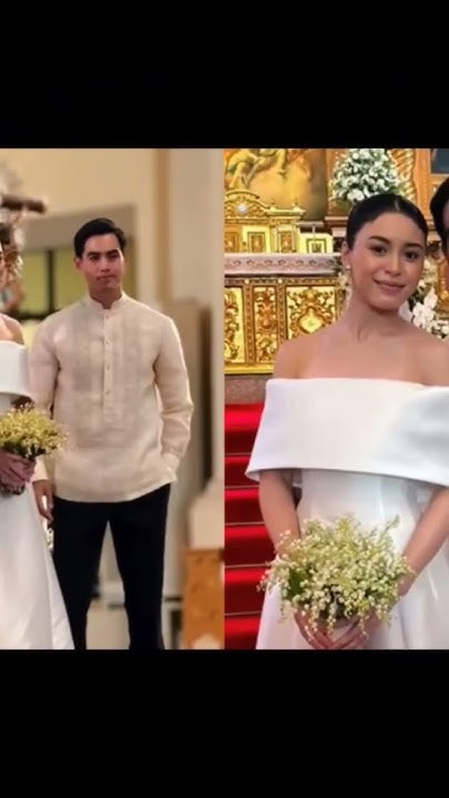 Paghatid Ni Marjorie Barretto Kay Claudia Sa Altar Usap-Usapan - YouTube