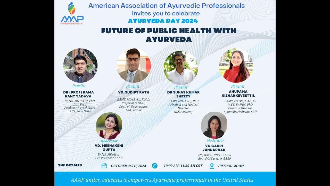 Future of Public Health with Ayurveda | Ayurveda Day Celebration by ...