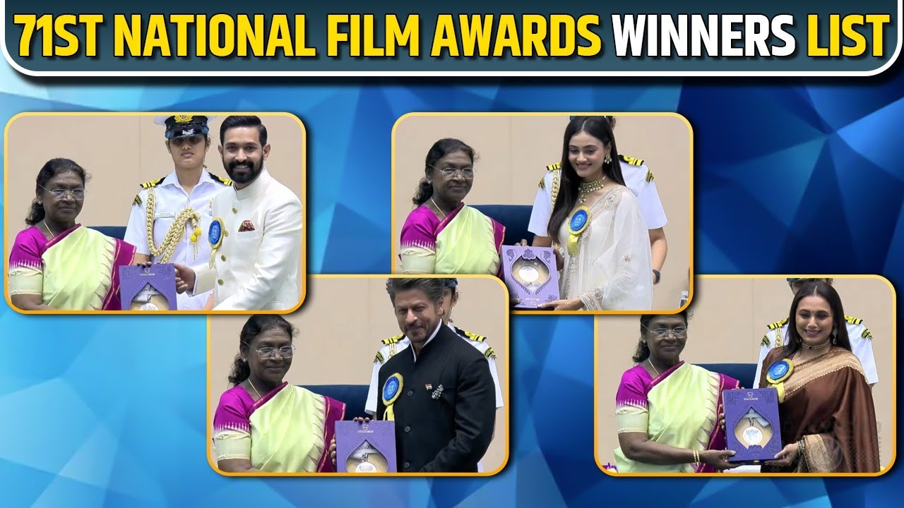 71st National Film Awards 2025 Winners List: SRK, Rani Mukerji, Vikrant ...