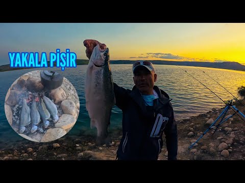 Spin ve Yemli Takım ile Somon Avı, Yakala Pişir Balık Avı