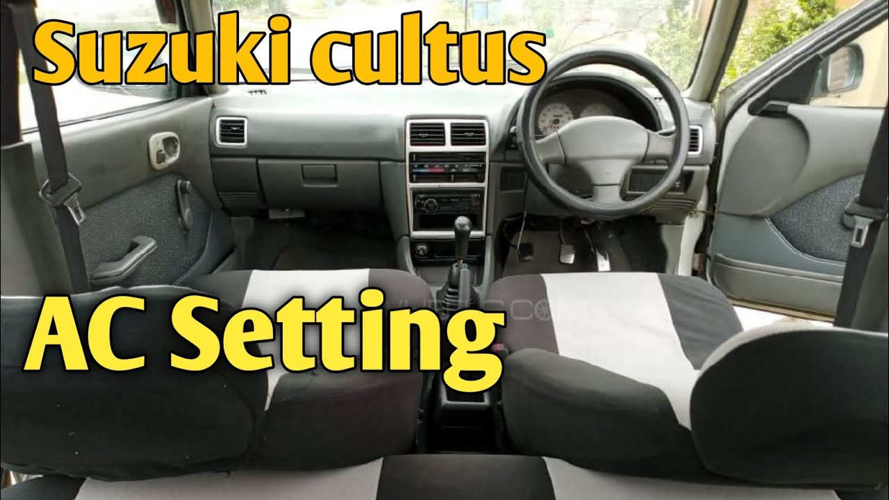Suzuki cultus AC Setting - YouTube