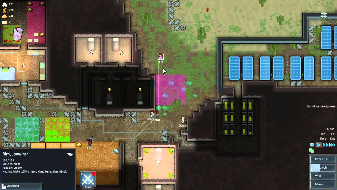 Silver's Rimworld Alpha 3 Let's Play Part 1 - YouTube