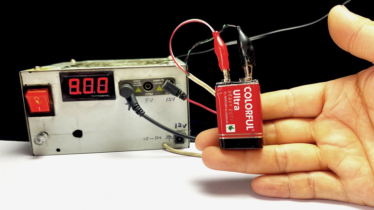 How to Make Rechargeable 9V Li-Ion Battery | DIY 9V rechargeable ...